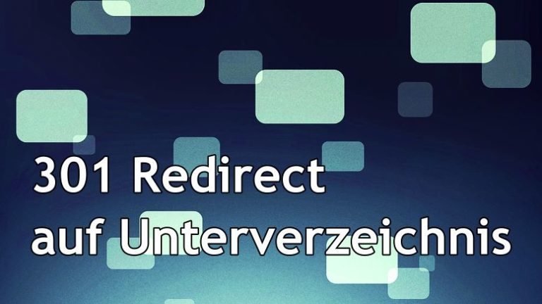 301 Redirect auf Unterverzeichnis ⚡️ Weiterleitungen ⚡️ Redirect 301 301 Redirect auf Unterverzeichnis ⚡️ Weiterleitungen ⚡️ Redirect 301